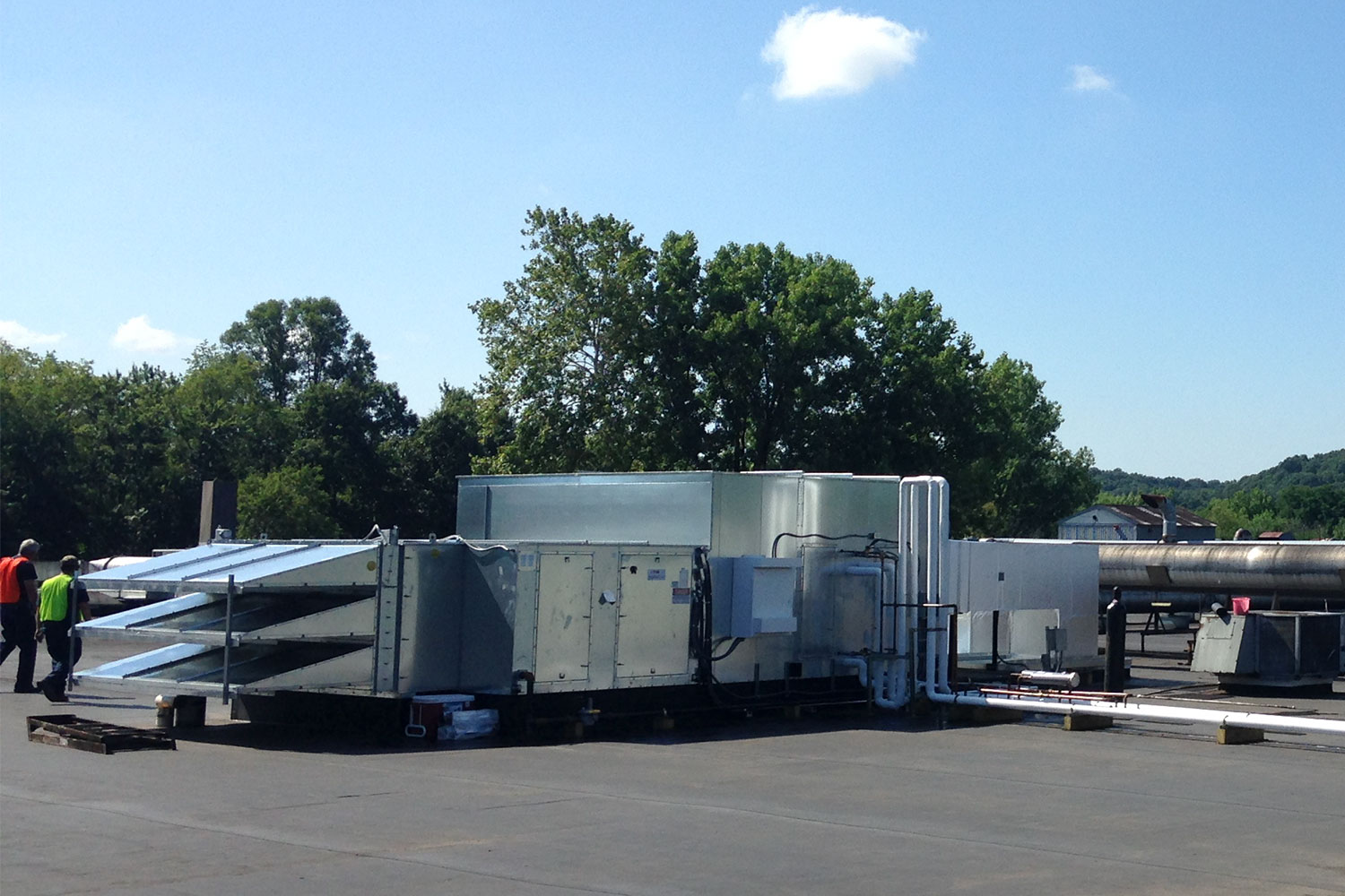 Make-up Air System MUA Installation | Akron | The Geopfert Company ...